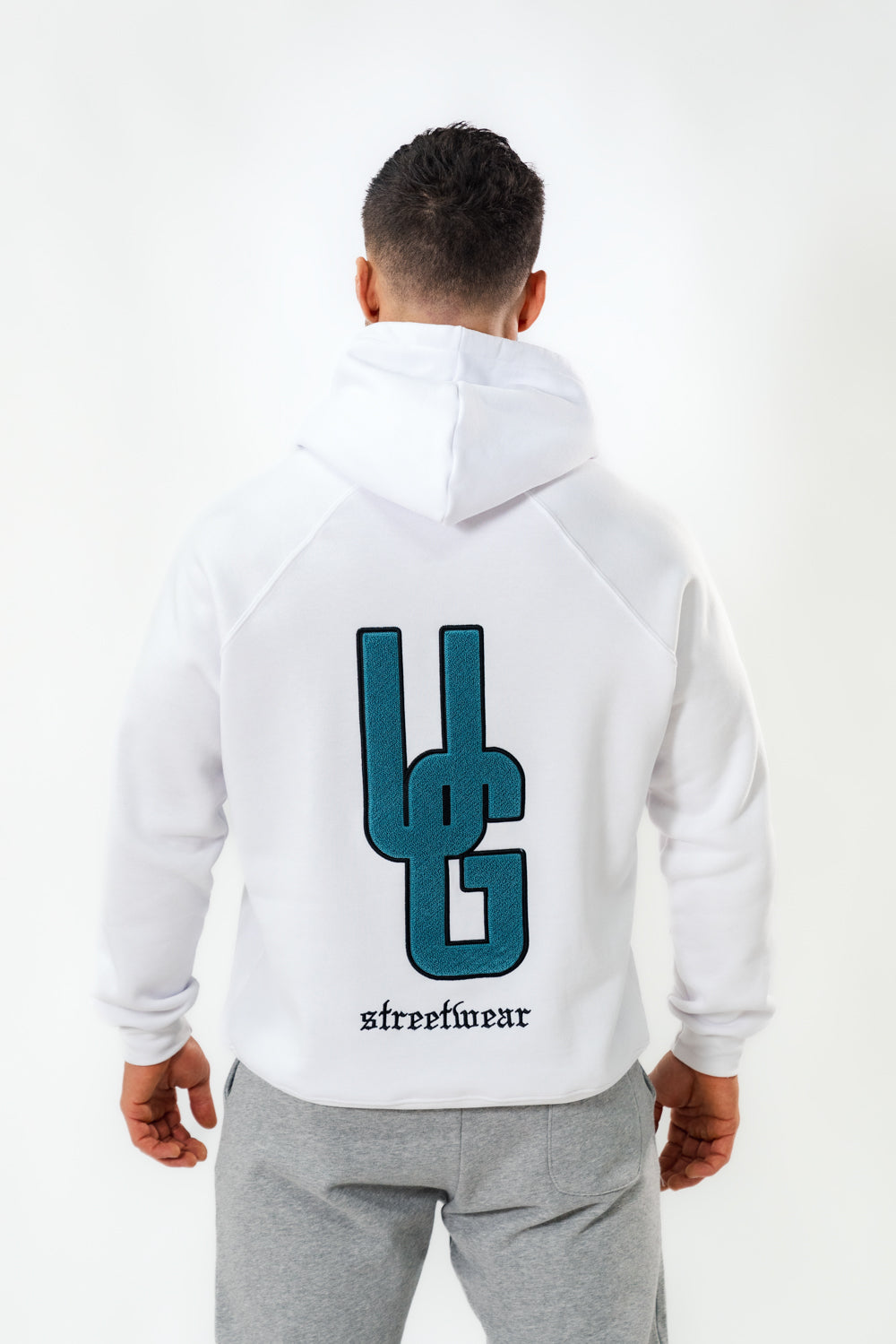 White UG Warm Up Hoodie – UNDRGROUND